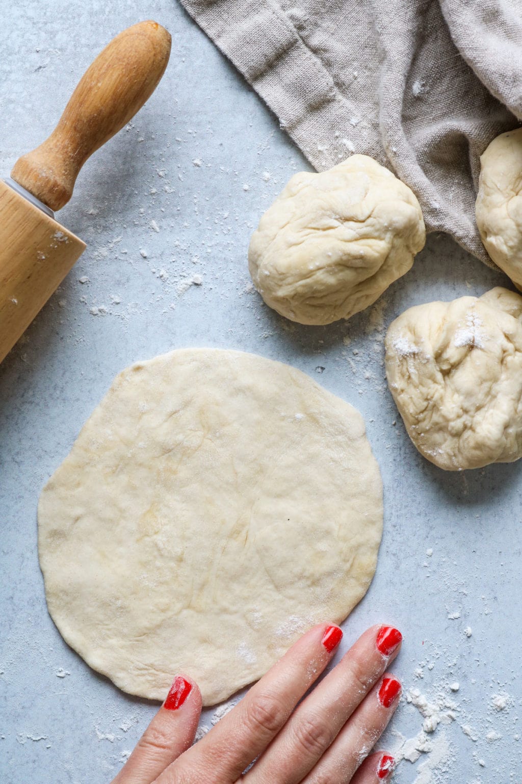 Easy Skillet Flatbread Recipe - Well Vegan